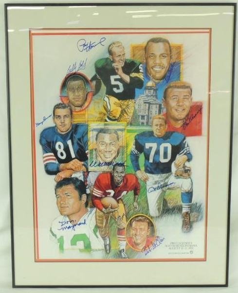 Signed Pro Legends NFL Lithograph with Many Signatures - Jul 24, 2016 ...