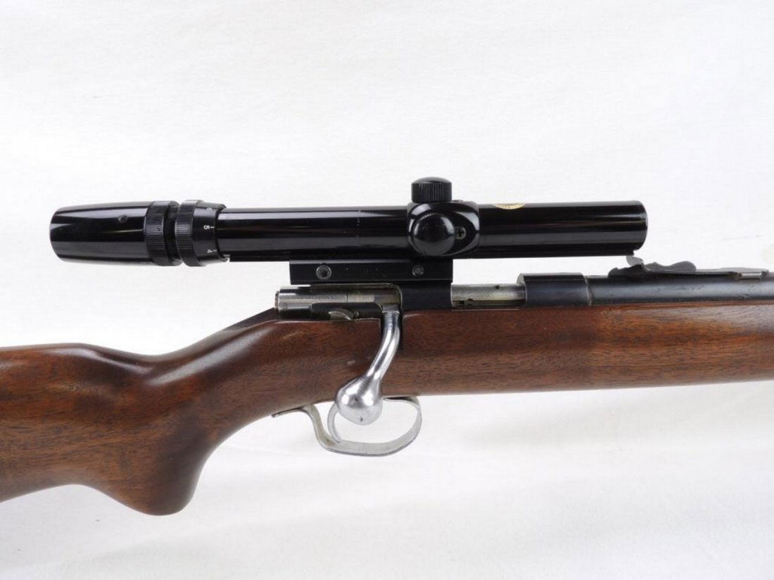 Winchester Model 72a .22 Cal. Bolt Action Rifle With 3x