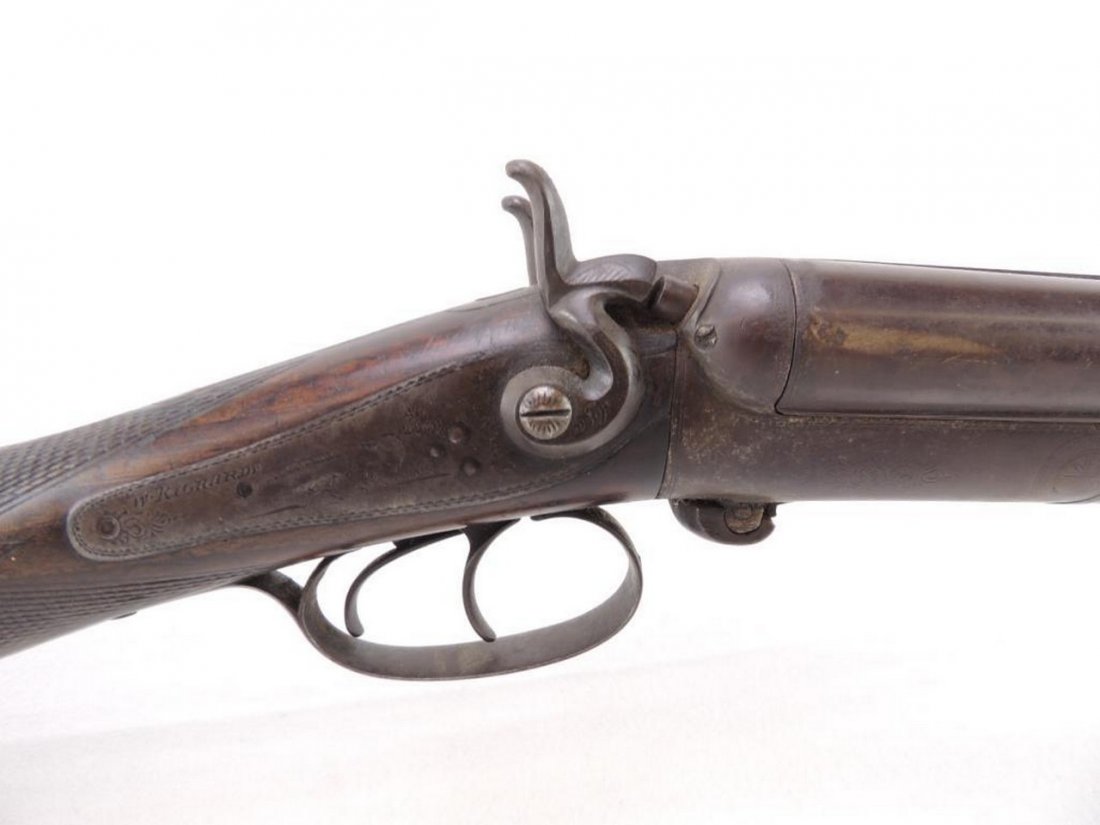 W. Richards 12 Ga. Double Barrel Shotgun