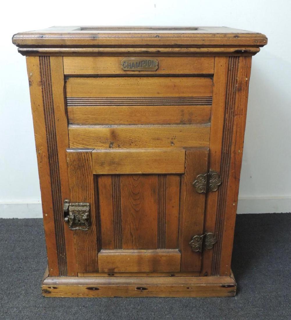 Antique Champion Ice Box