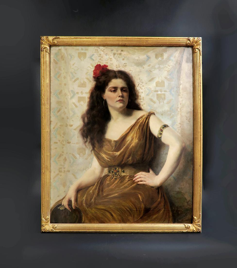 "Luis Ricardo Faldero" Portrait Painting Oil on Canvas