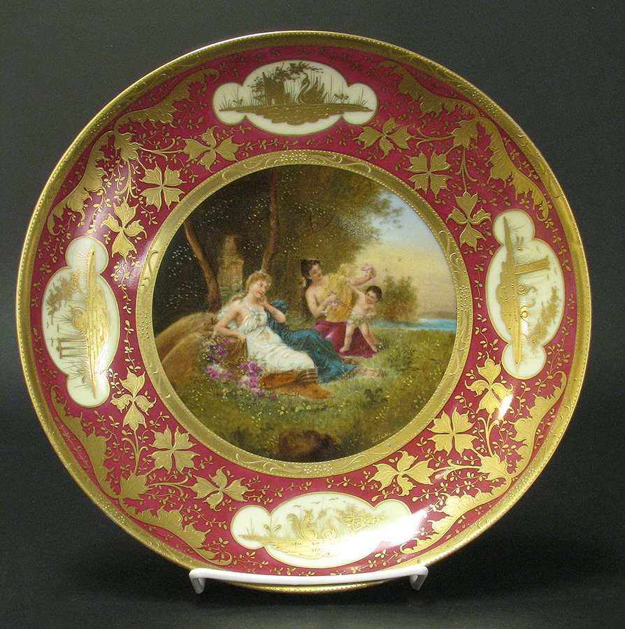 ROYAL VIENNA PORCELAIN PLATE