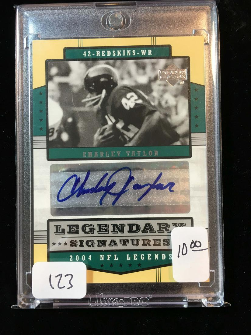 2004 Nfl Legends Signatures Card