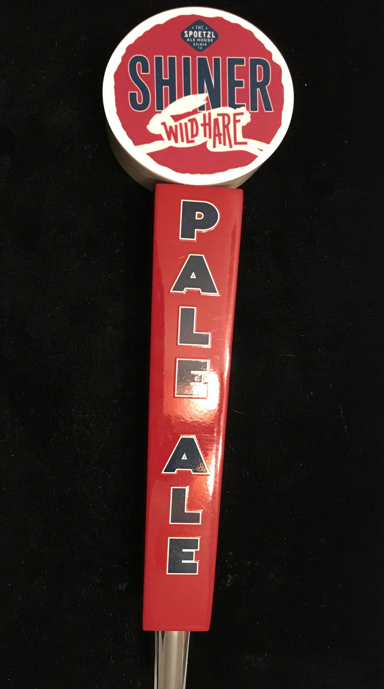 Shiner Brewing Wild Hare Pale Ale Beer Tap Pull Handle