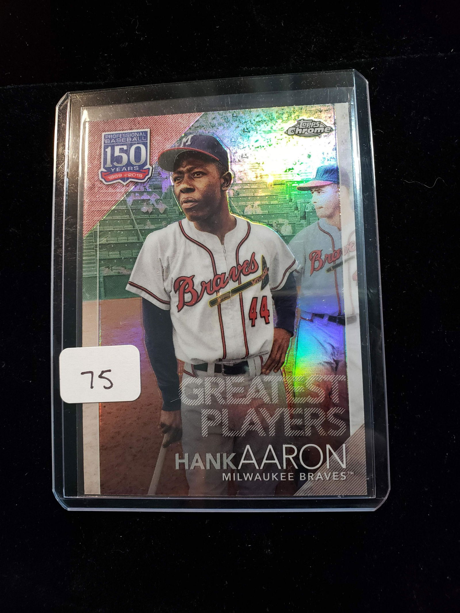 2019 Topps Chrome Insert Refractor Card