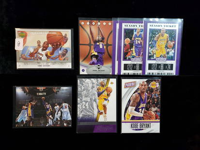 Collection Of Vintage La Lakers All Star Basketball Cards