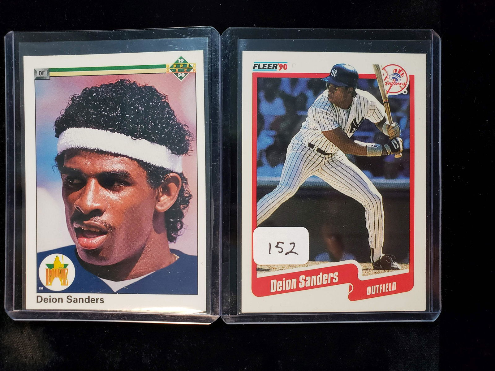 Deion Sanders New York Yankees Rookie Cards