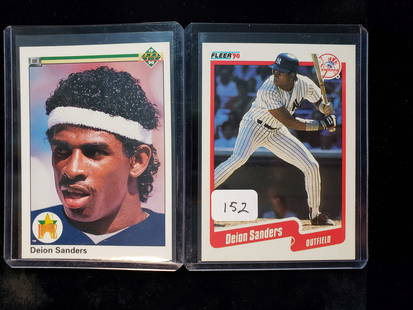 Deion Sanders New York Yankees Rookie Cards