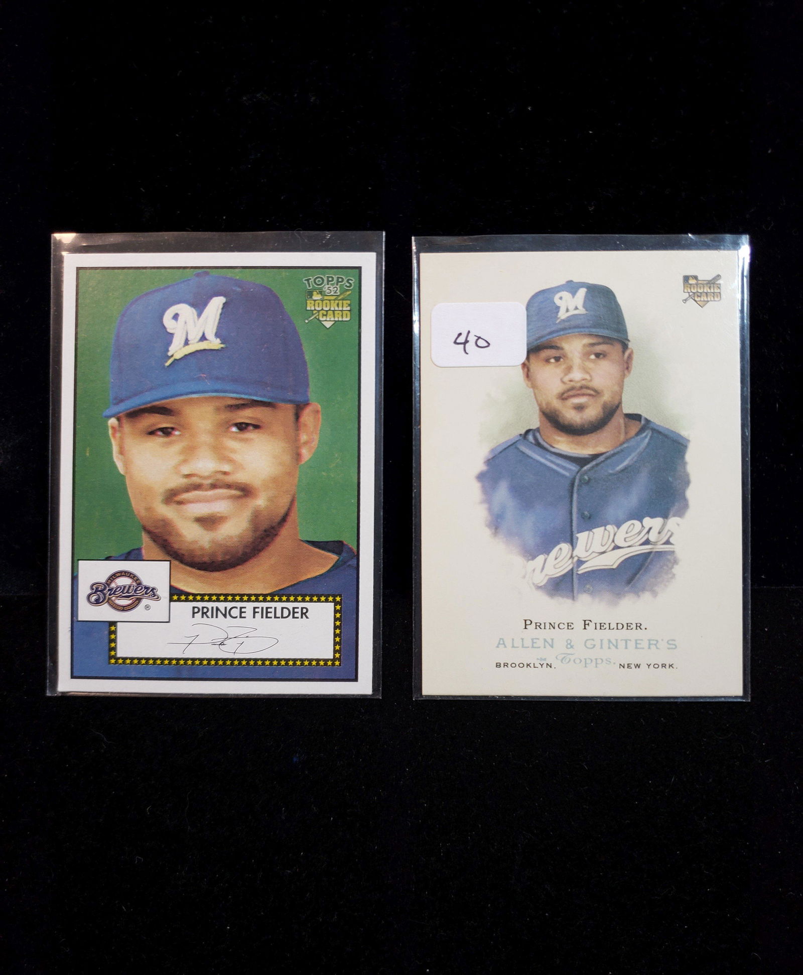 Milwaukee Brewers Prince Fielder Rookie Cards