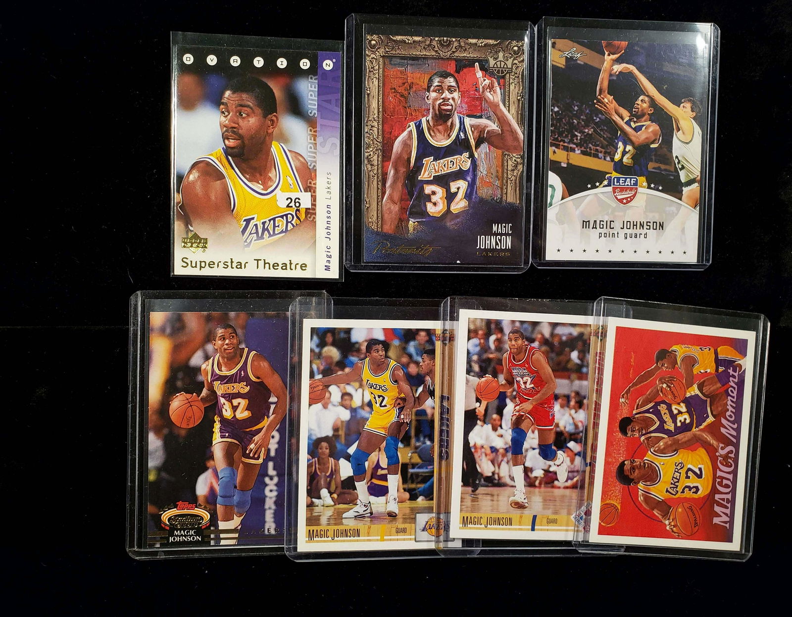 Showtime Magic Johnson La Lakers Cards
