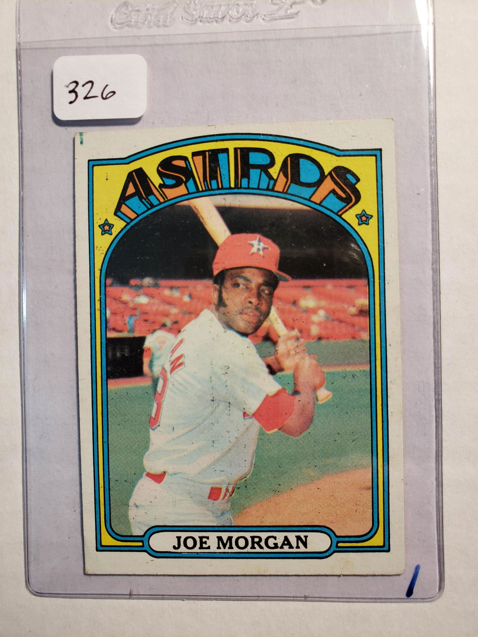 Vintage Joe Morgan Houston Astros Baseball Card