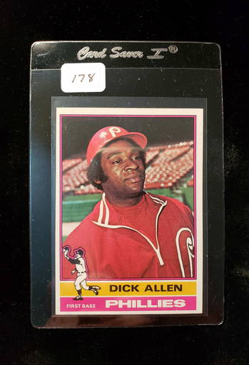 1976 Topps Baseball Dick Allen Phillies Card #455
