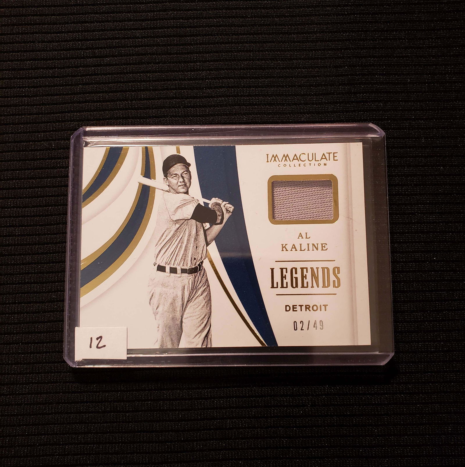 Immaculate Collection Legends Memorabilia Card