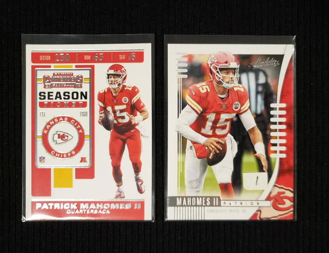 Lot Of 2 Patrick Mahomes Super Bowl Mvp Cards