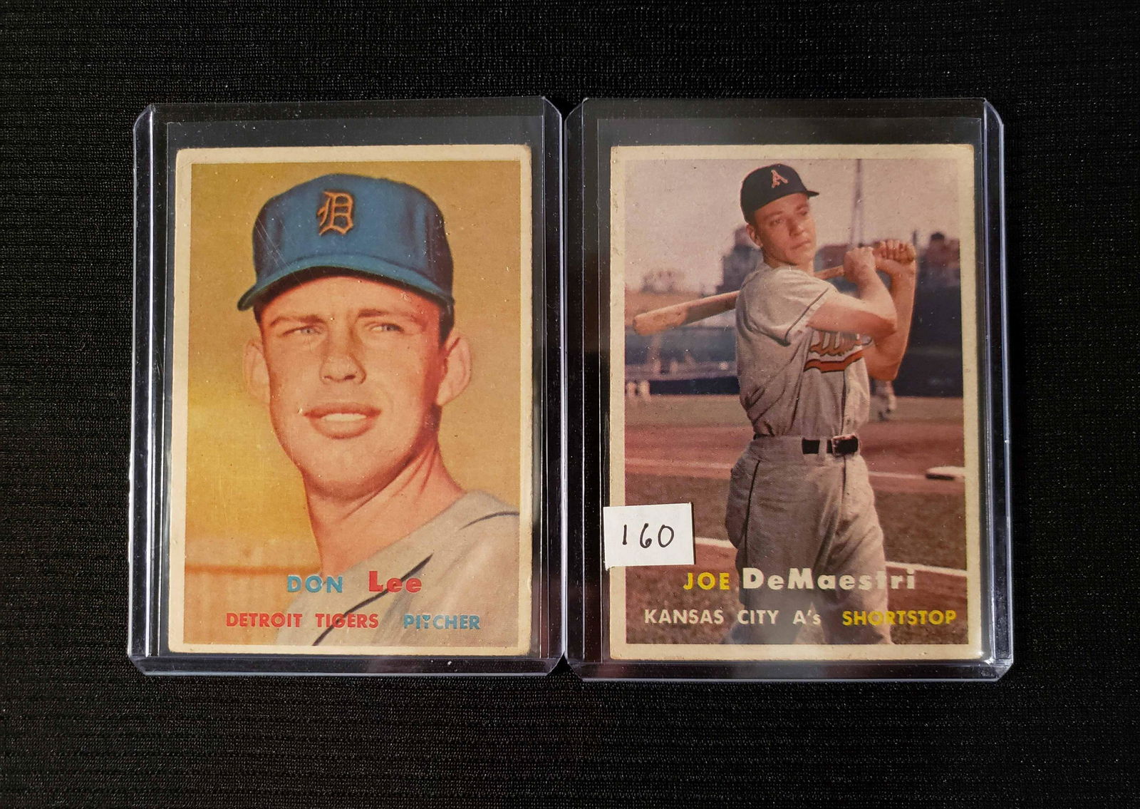 Vintage 1957 Topps Baseball Cards