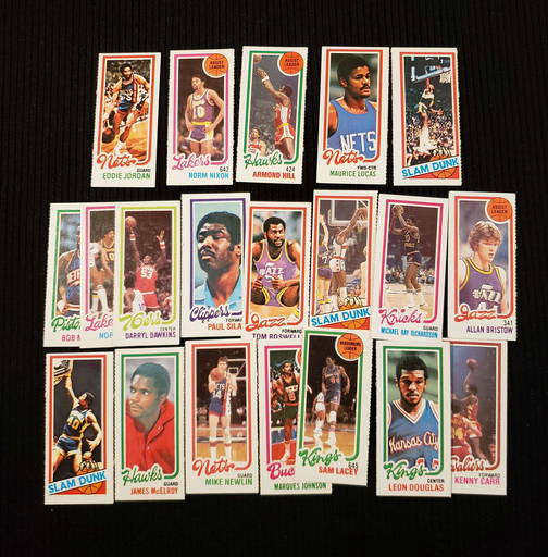 1980 81 Basketball Mini Cards