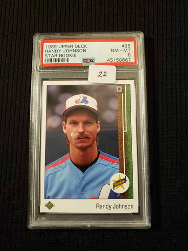 Randy Johnson The Big Unit Psa Graded Rookie Card