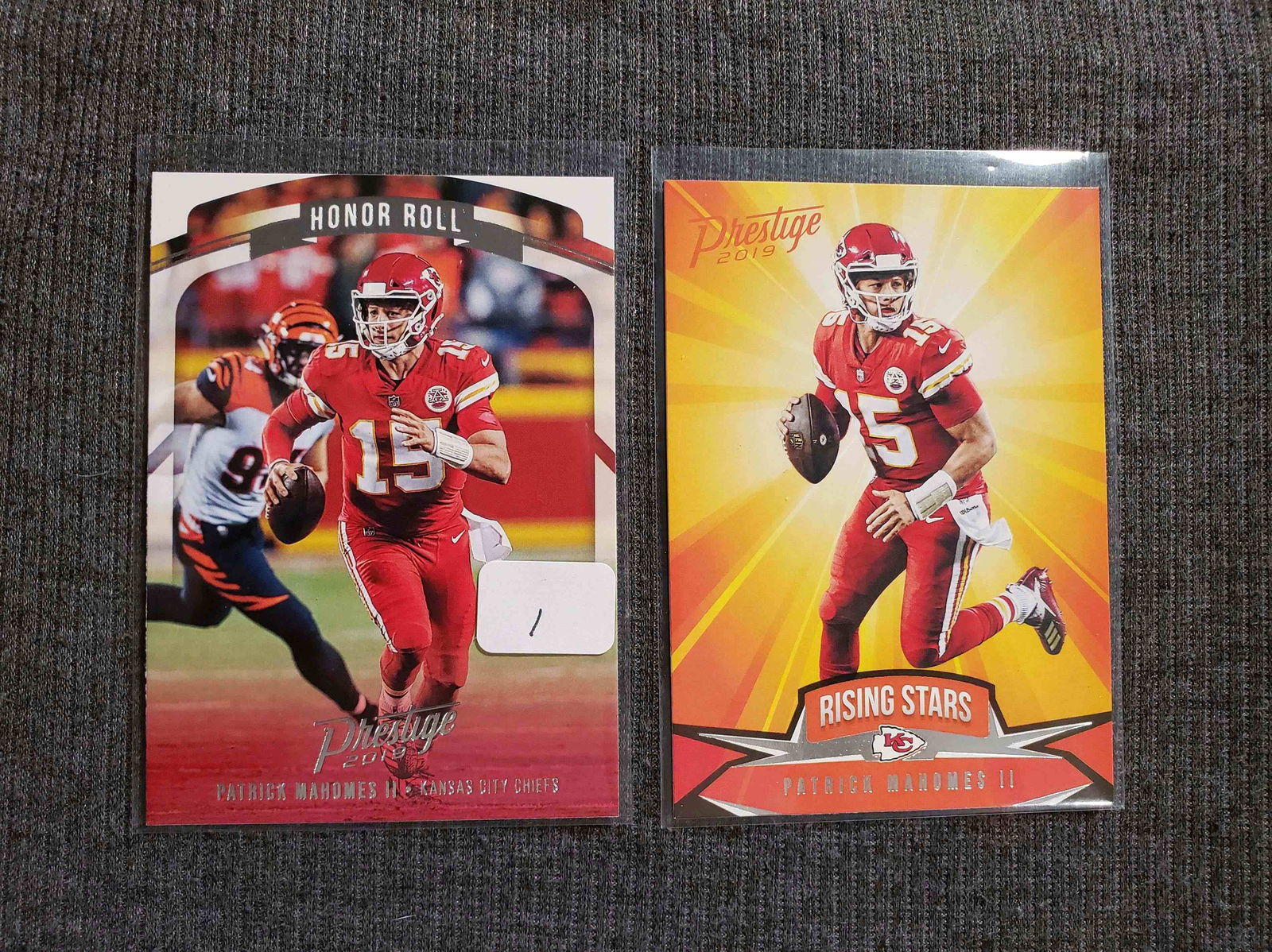 2019 Patrick Mahomes Insert Cards Super Bowl Mvp