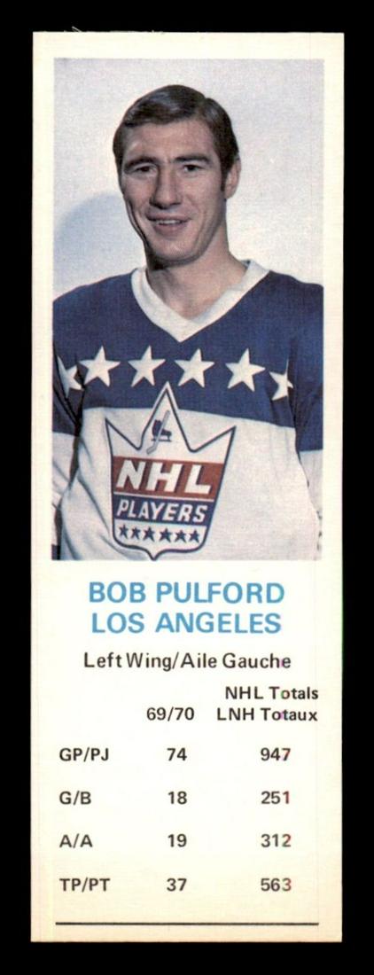 1970 Dads Cookies Hockey Card HOFER BOB PULFORD - May 24, 2020 | B&C ...