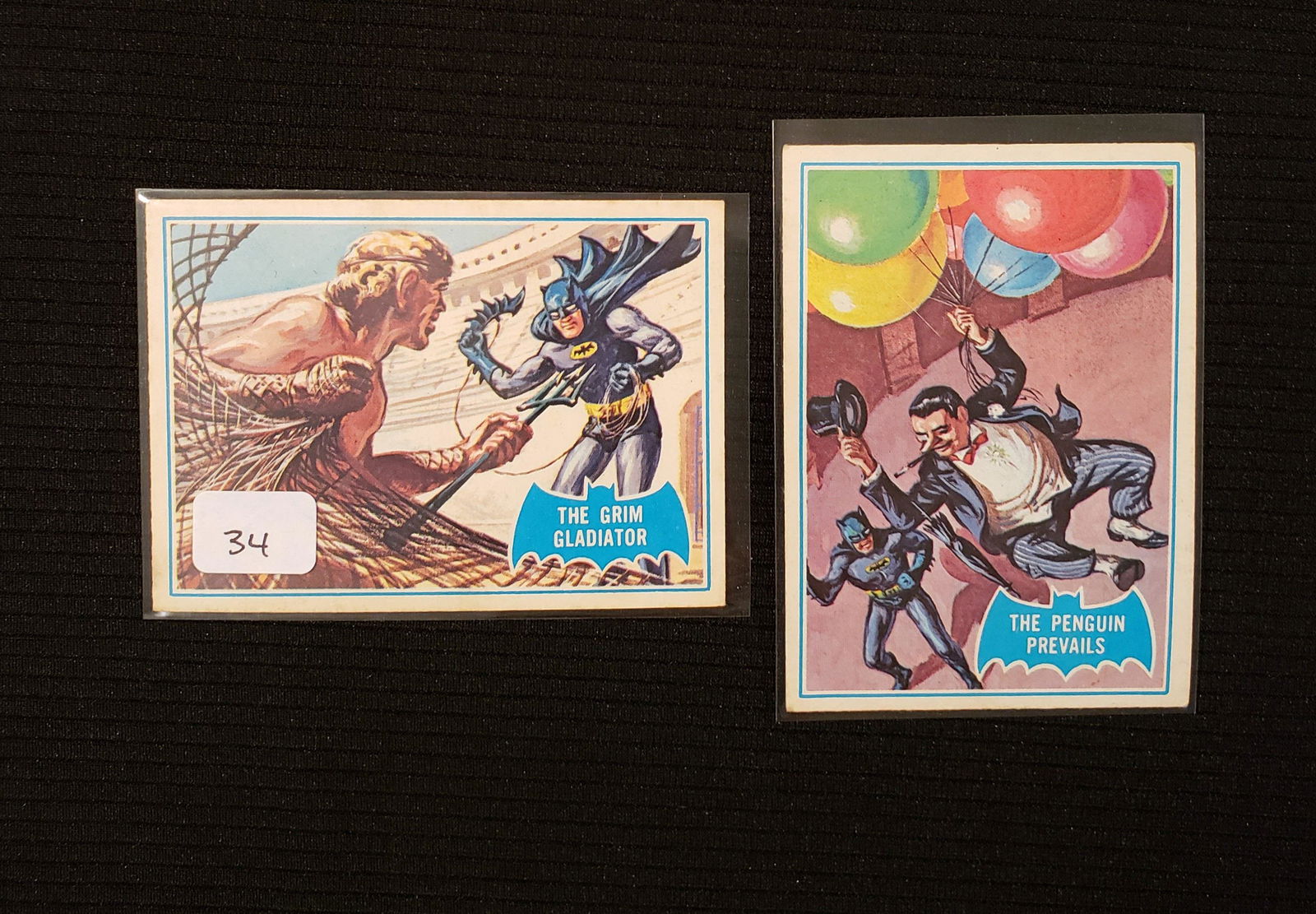 RARE 1966 BATMAN "BLUE BAT" SERIES TRADING CARDS - Jun 07, 2020 | B&C ...