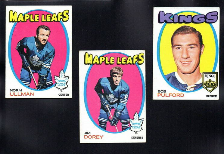 Vintage Toronto Maple Leaf 1971 72 Topps Hockey Cards