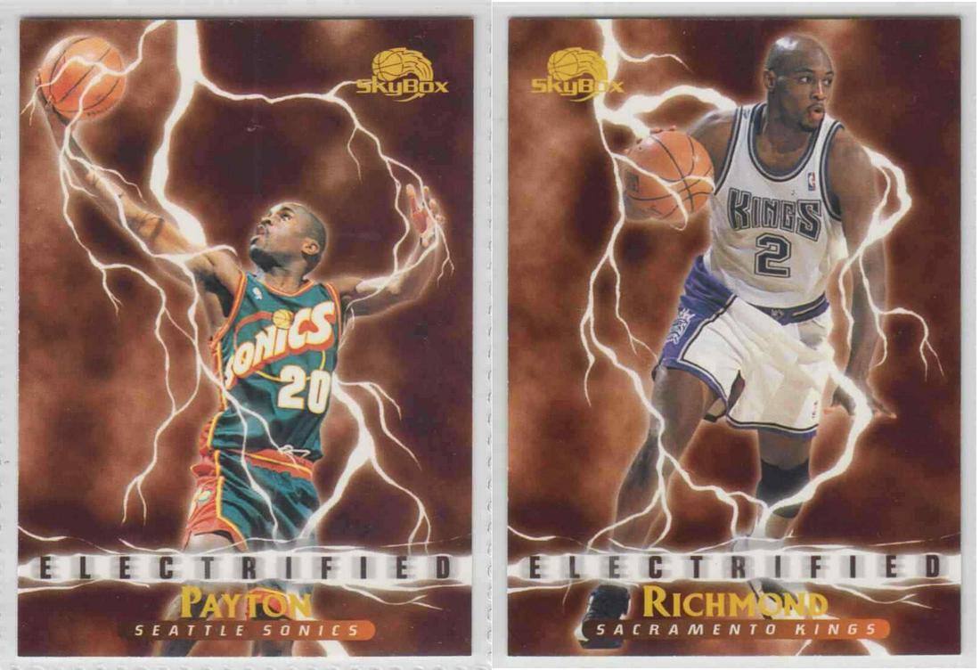 1995 96 Skybox Premium Electrified Basketball Inserts