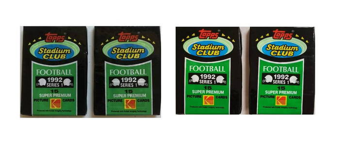 1992 Topps Stadium Club Series 2 Football Card Box 36 Sealed Packs ...