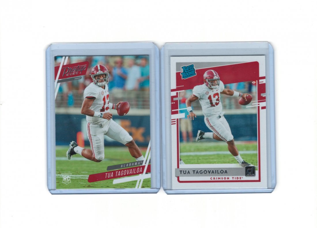 Lot Of 2 Tua Tagovailoa Rookie Cards
