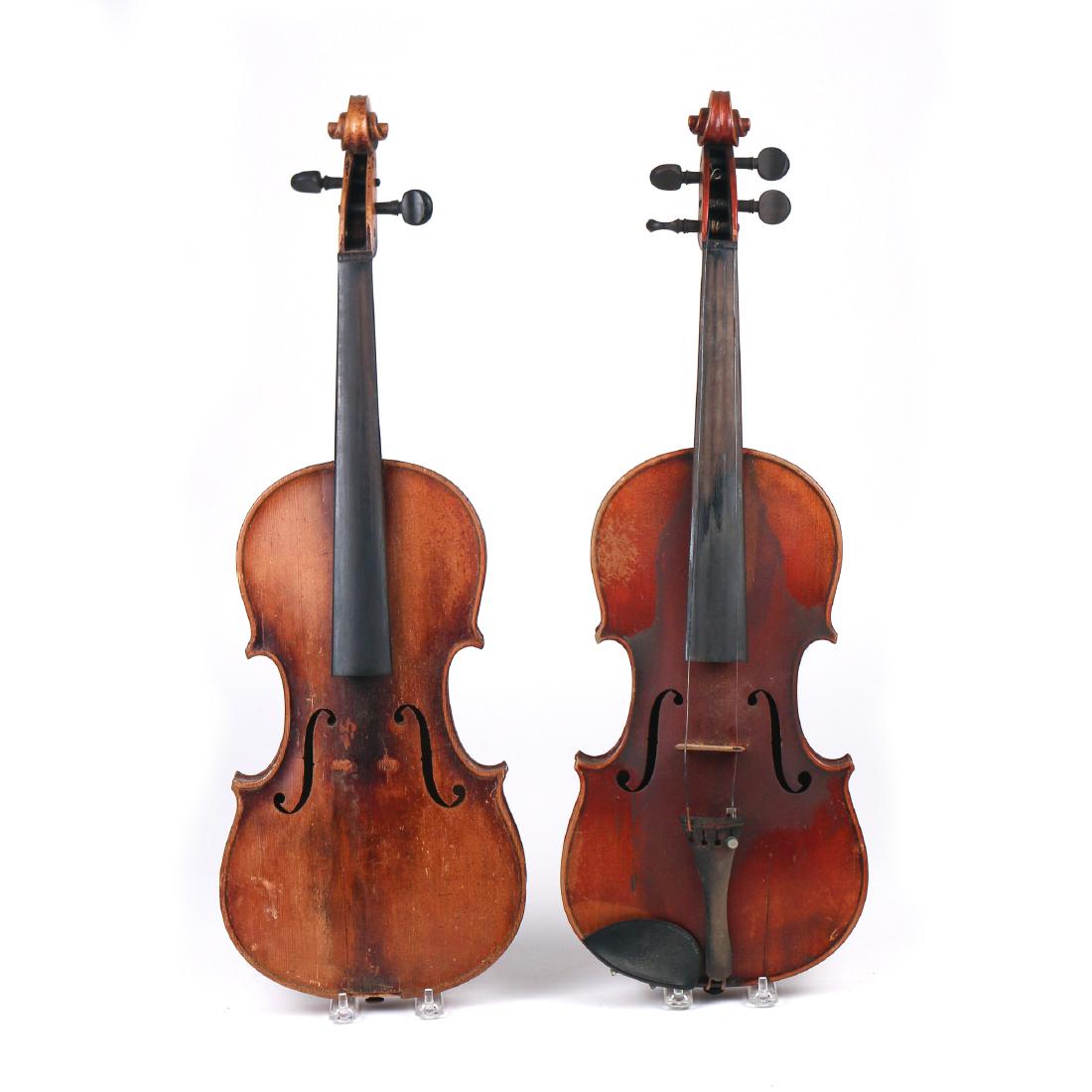 (2pc) ANTIQUE VIOLINS - Mar 30, 2019 | Butterscotch Auction in NY