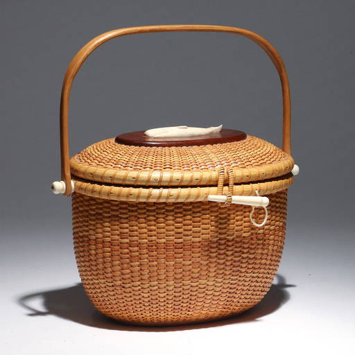 William R. Sayle Nantucket Lightship Basket Purse