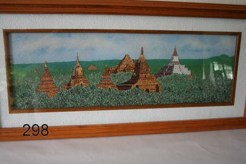 298a) Micro Mosaic (gem Picture) Ko Khin Zaw & Ma Nyein
