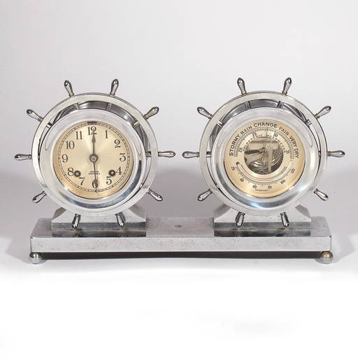 CHELSEA SHIP'S CLOCK WITH BAROMETER - Mar 20, 2022 | Butterscotch ...