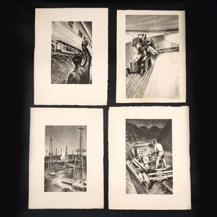 James E. Routh, Lithograph, Pencil Signed