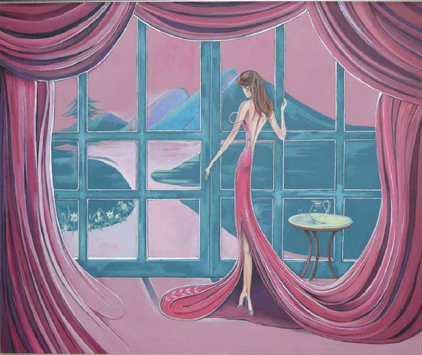 Miriam Bransky Jerry Gilden Oil Painting On Canvas