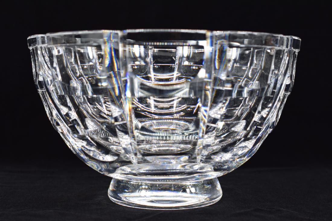 ORREFORS THOUSAND WINDOWS LARGE CRYSTAL BOWL