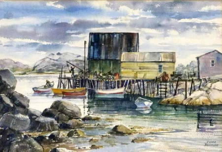 Esther Bollinger Watercolor On Paper