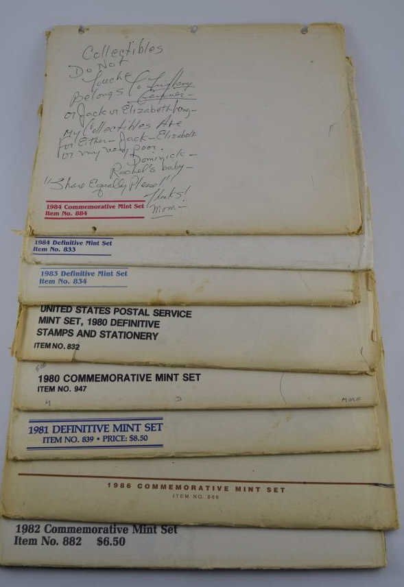 8 Us Postal Definitive Mint Commemorative Stamp Sets