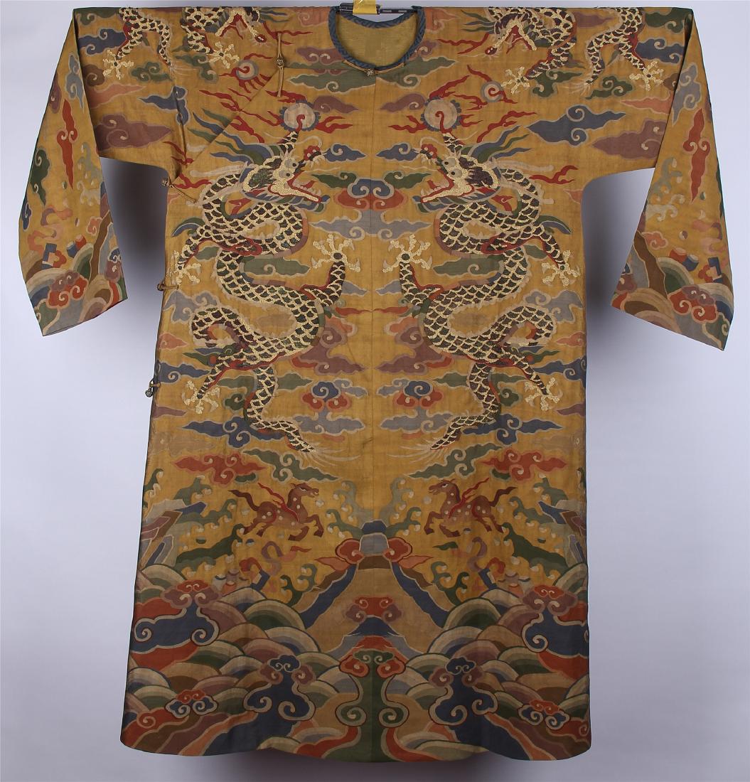 CHINESE IMPERIAL KESI DRAGON ROBE