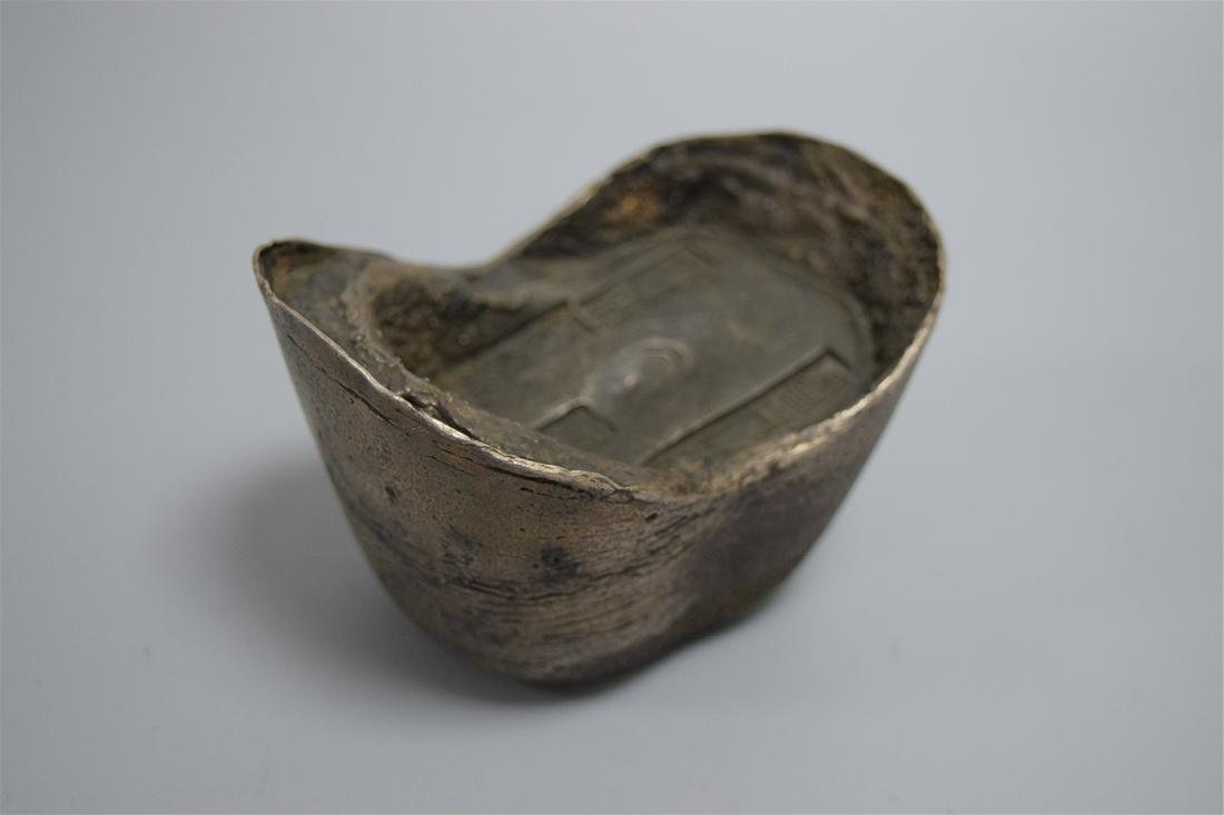 CHINESE SILVER SYCEE INGOT