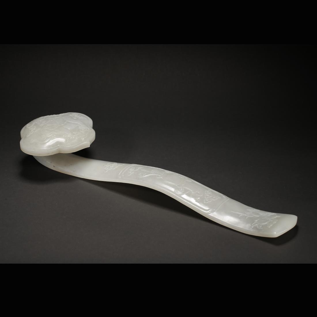 CHINESE JADE RUYI SCEPTER - May 18, 2019 | Portland Antique Gallery in OR