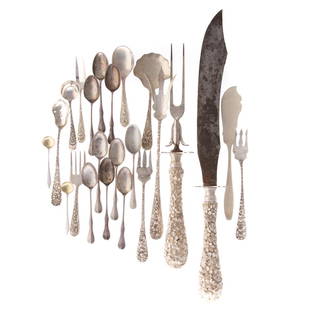 Princess By Stieff Sterling Silver Lettuce Fork 9 1/4"