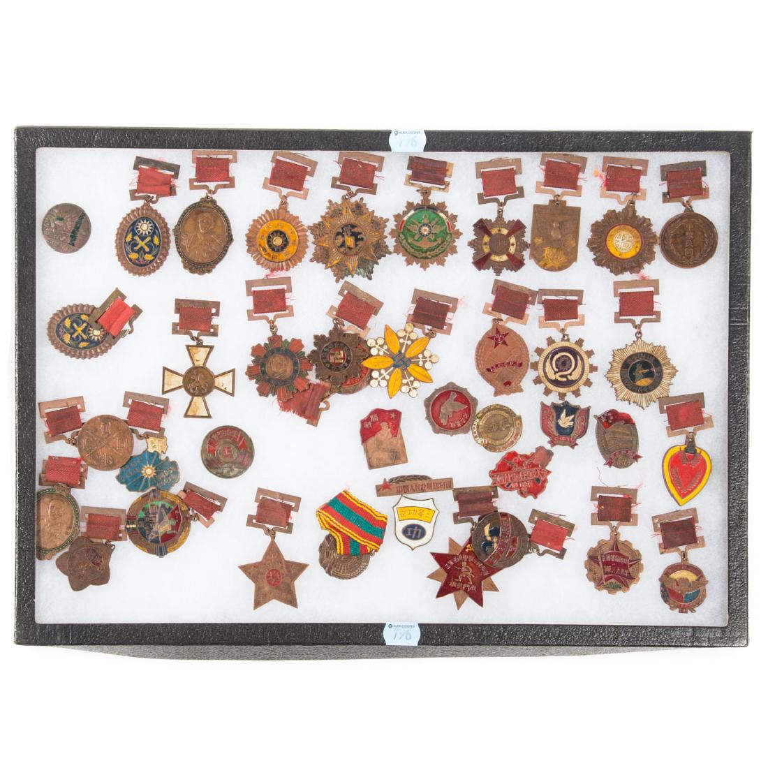 Collection of Chinese military medals