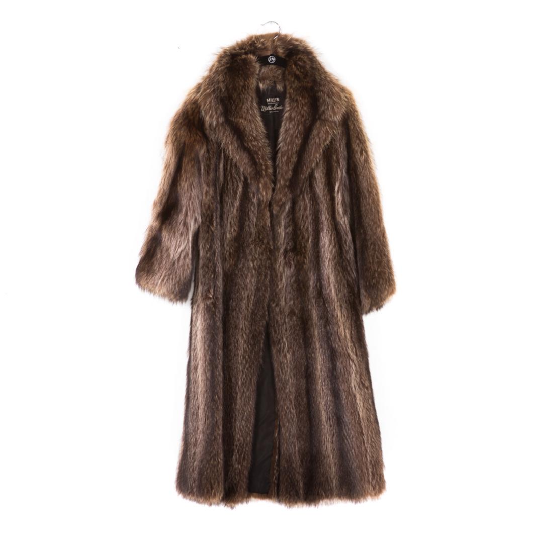 A Lady's Full Length Beaver Coat