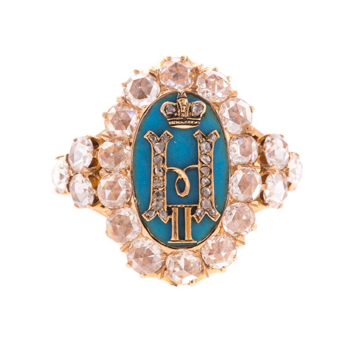 A Rare Czar Nicholas II Imperial Monogram Ring - Jan 25, 2018 | Alex ...