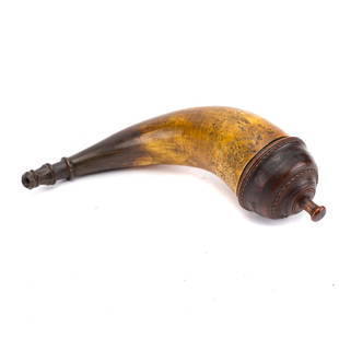 Antique American Powder Horn