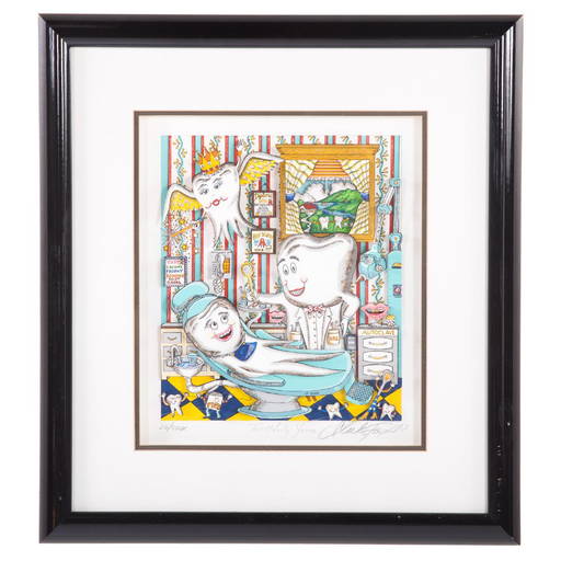 Charles Fazzino. "toothfully Yours", Serigraph