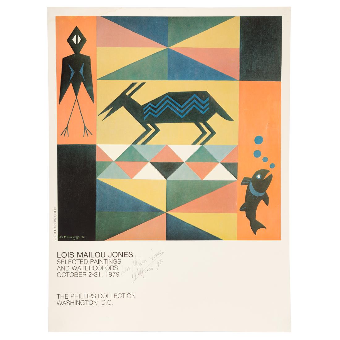 Lois Malou Jones. "Bird, Beast & Fish," offset