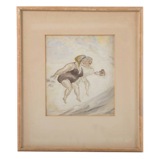 Aaron Sopher. Two Framed Drawings - Aug 10, 2019 | Alex Cooper in MD