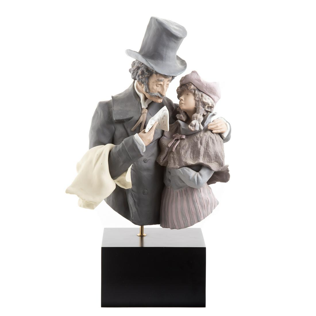 Lladro Goyaesque Porcelain Group, Comforting News - Jun 27, 2020 | Alex ...