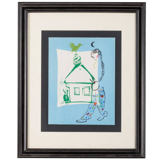 Marc Chagall. "la Maison..." Lithograph